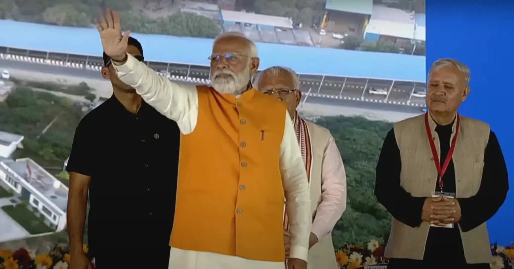 PM Modi inaugurates Haryana section of Dwarka expressway - Cargo Insights
