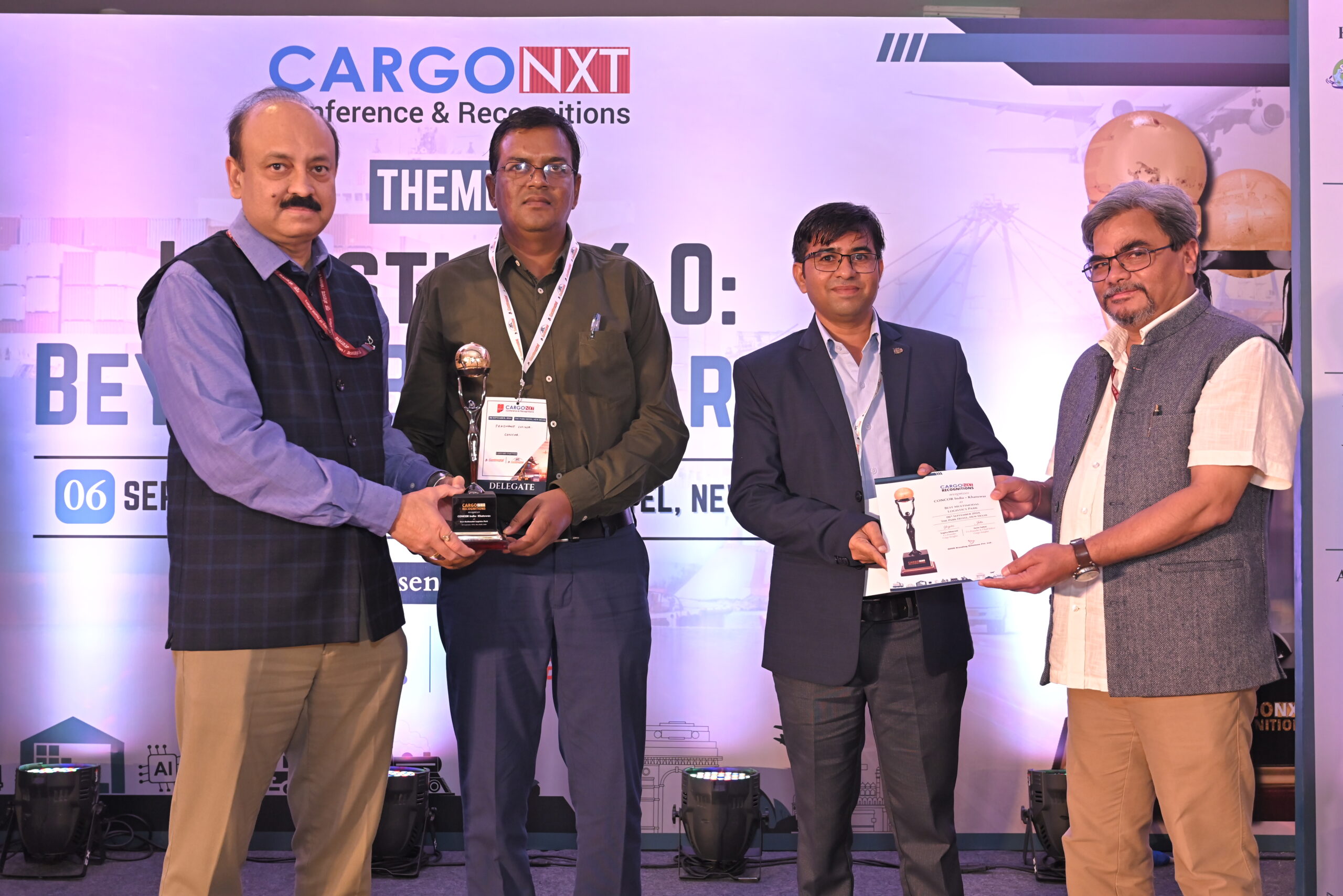 CONCOR India’s Khatuwas honoured as ‘Best Multimodal Logistics Park’ at ...