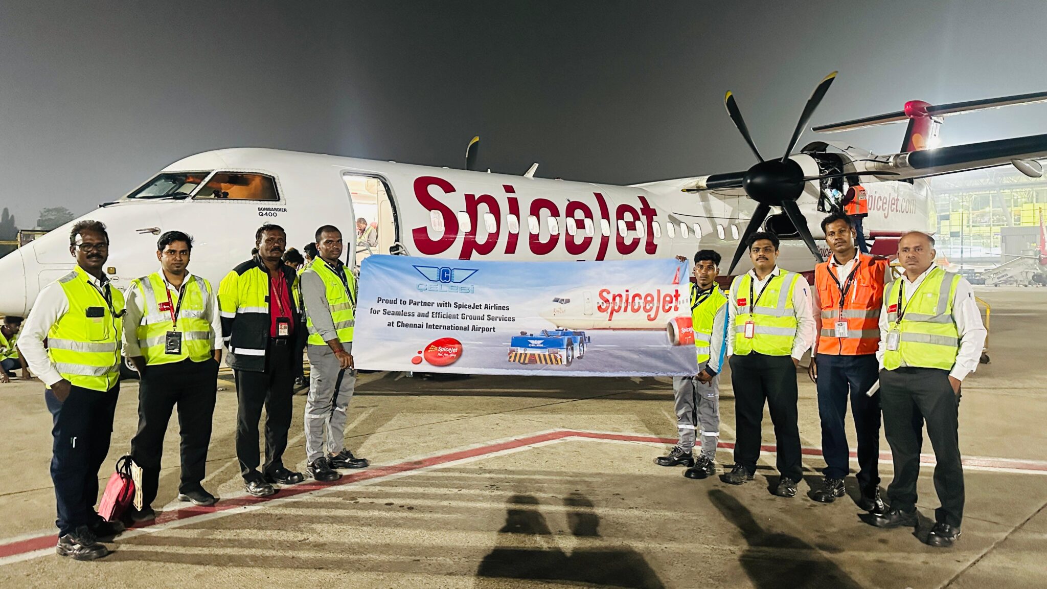 SpiceJet partners with Çelebi India for ground handling at Chennai ...