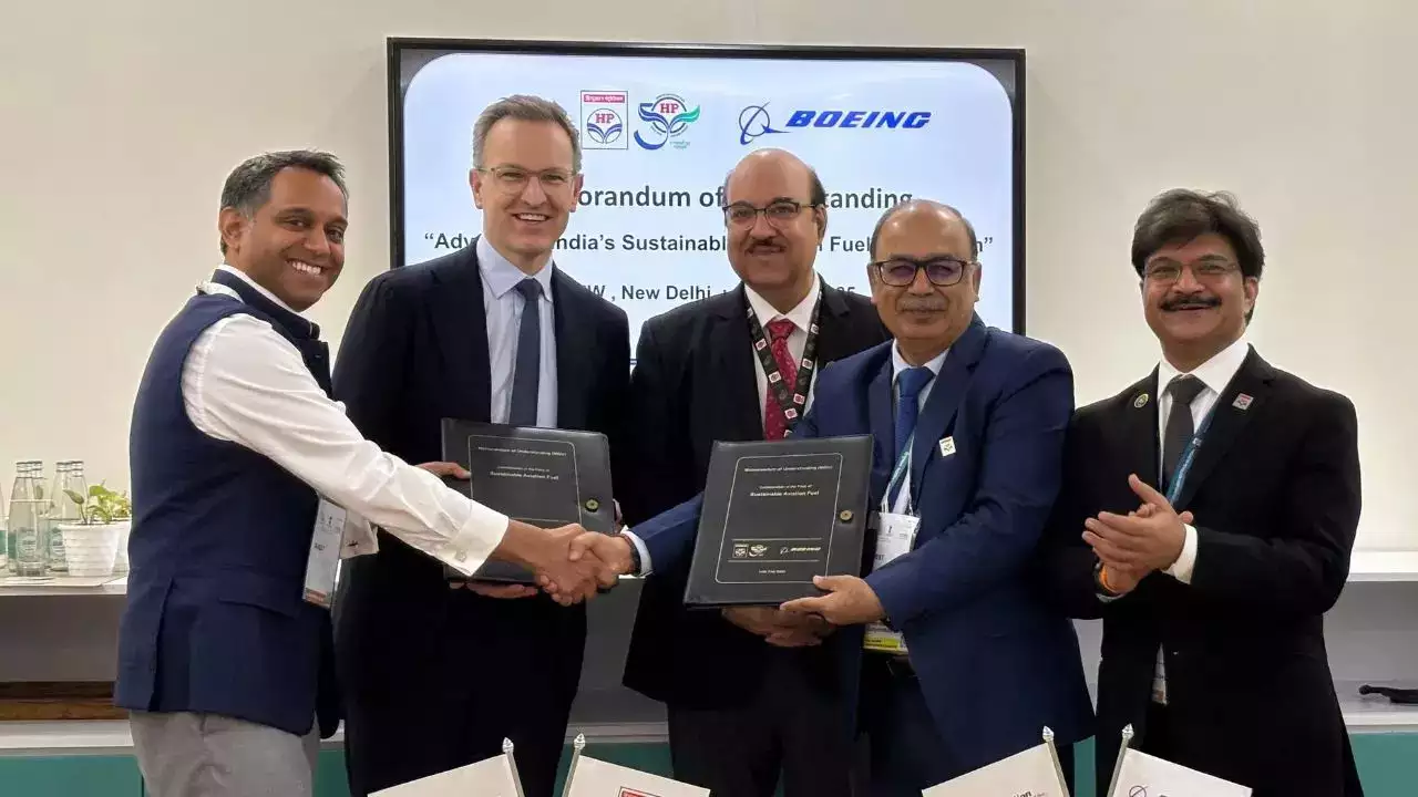 Boeing, HPCL partner to boost sustainable aviation fuel in India ...